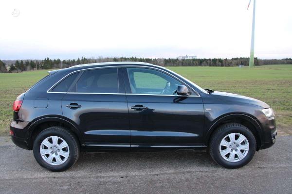 Black Audi Q3 2013 in Palanga, with an engine capacity of 1.98 L and mileage of 88 thousand km for 12300 €, photo 3 on AUTOMOTO.COM.LV