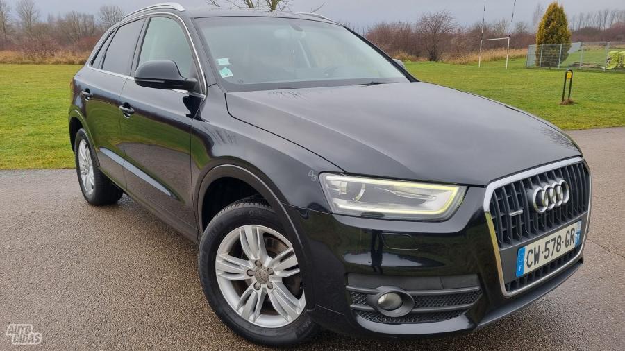 Melns Audi Q3 2013 Šauļi, ar dzinēja tilpumu 2.00 L un nobraukumu 234 tūkst. km par 12200 €, foto 1 vietnē AUTOMOTO.COM.LV