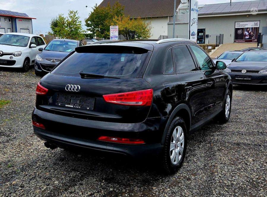 Black Audi Q3 2013 in Jurbarkas, with an engine capacity of 2.00 L and mileage of 204 thousand km for 8800 €, photo 4 on AUTOMOTO.COM.LV
