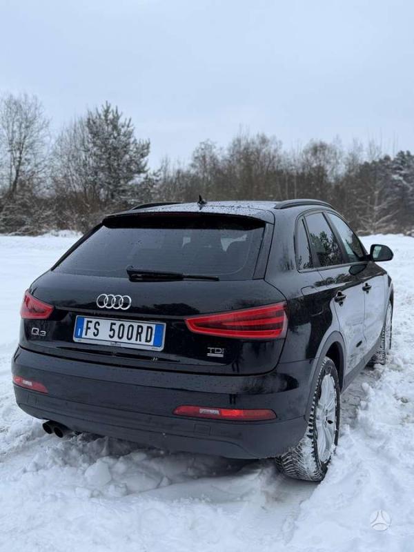 Black Audi Q3 2013 in Utena, with an engine capacity of 1.97 L and mileage of 239 thousand km for 12650 €, photo 1 on AUTOMOTO.COM.LV