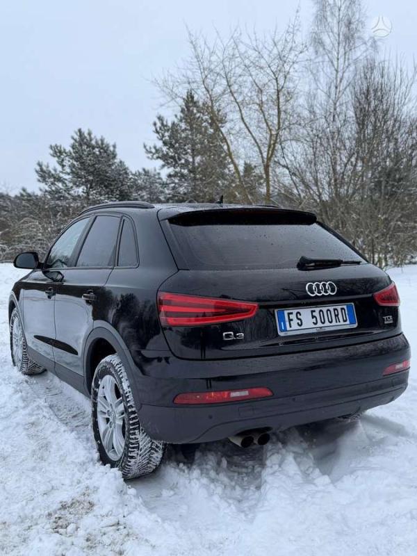Black Audi Q3 2013 in Utena, with an engine capacity of 1.97 L and mileage of 239 thousand km for 12650 €, photo 3 on AUTOMOTO.COM.LV