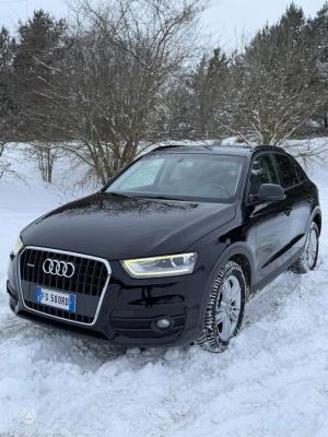 Black Audi Q3 2013 in Utena, with an engine capacity of 1.97 L and mileage of 239 thousand km for 12650 €, photo 7 on AUTOMOTO.COM.LV