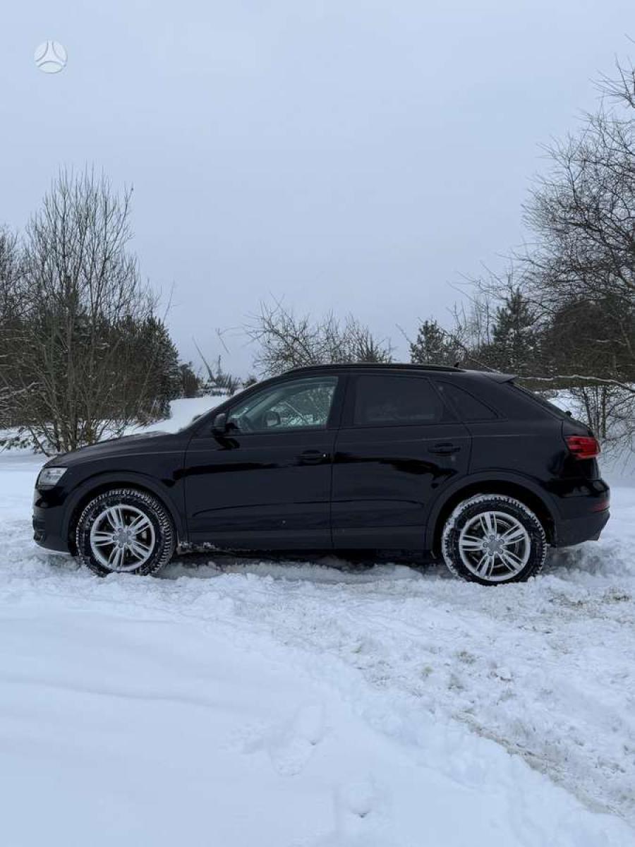 Black Audi Q3 2013 in Utena, with an engine capacity of 1.97 L and mileage of 239 thousand km for 12650 €, photo 9 on AUTOMOTO.COM.LV