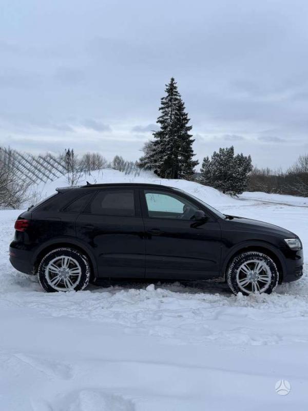 Black Audi Q3 2013 in Utena, with an engine capacity of 1.97 L and mileage of 239 thousand km for 12650 €, photo 10 on AUTOMOTO.COM.LV