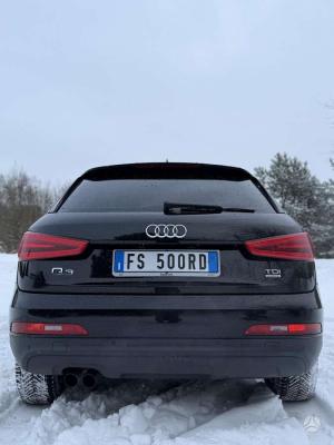 Black Audi Q3 2013 in Utena, with an engine capacity of 1.97 L and mileage of 239 thousand km for 12650 €, photo 11 on AUTOMOTO.COM.LV