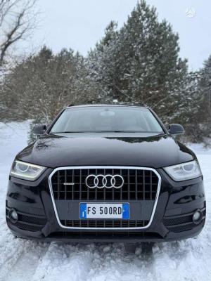 Black Audi Q3 2013 in Utena, with an engine capacity of 1.97 L and mileage of 239 thousand km for 12650 €, photo 12 on AUTOMOTO.COM.LV