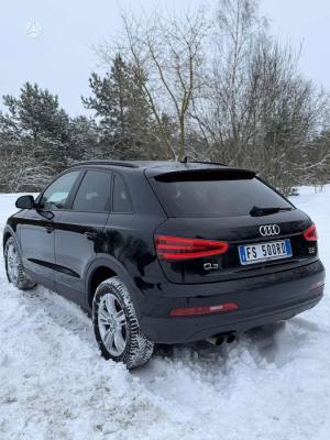 Black Audi Q3 2013 in Utena, with an engine capacity of 1.97 L and mileage of 239 thousand km for 12650 €, photo 19 on AUTOMOTO.COM.LV