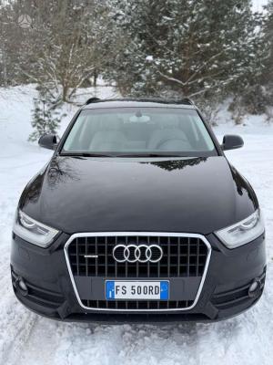 Black Audi Q3 2013 in Utena, with an engine capacity of 1.97 L and mileage of 239 thousand km for 12650 €, photo 23 on AUTOMOTO.COM.LV