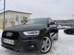 Melns Audi Q3 2013 Viļņa, ar dzinēja tilpumu 1.97 L un nobraukumu 260 tūkst. km par 12300 €, foto  vietnē AUTOMOTO.COM.LV