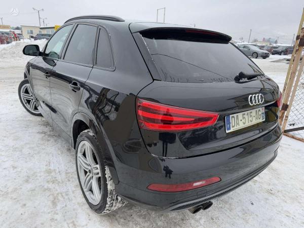 Black Audi Q3 2013 in Vilnius, with an engine capacity of 1.97 L and mileage of 260 thousand km for 12300 €, photo 6 on AUTOMOTO.COM.LV
