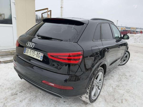 Black Audi Q3 2013 in Vilnius, with an engine capacity of 1.97 L and mileage of 260 thousand km for 12300 €, photo 8 on AUTOMOTO.COM.LV