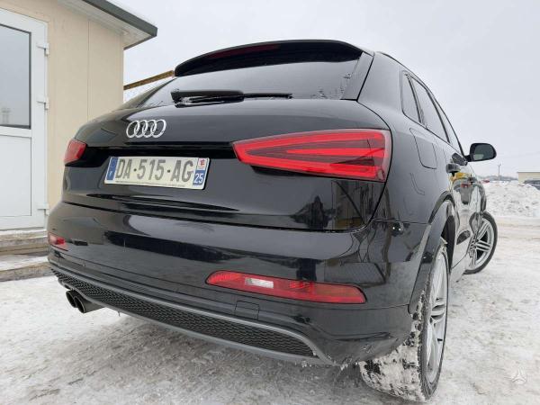 Black Audi Q3 2013 in Vilnius, with an engine capacity of 1.97 L and mileage of 260 thousand km for 12300 €, photo 9 on AUTOMOTO.COM.LV