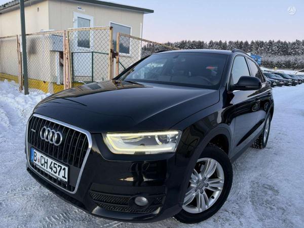 Melns Audi Q3 2013 Viļņa, ar dzinēja tilpumu 1.97 L un nobraukumu 230 tūkst. km par 10000 €, foto 1 vietnē AUTOMOTO.COM.LV