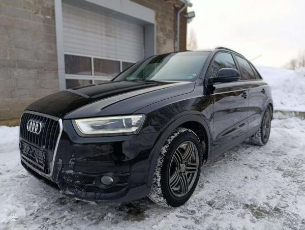 Black Audi Q3 2013 in Siauliai, with an engine capacity of 2.00 L and mileage of 270 thousand km for 9450 €, photo 1 on AUTOMOTO.COM.LV