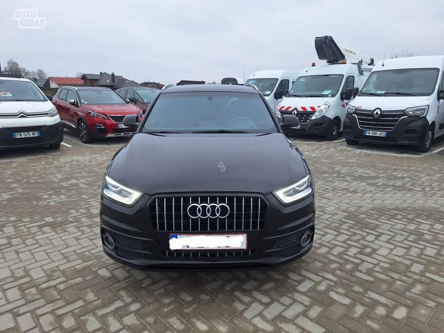 Black Audi Q3 2013 in Taurage, with an engine capacity of 2.00 L and mileage of 125 thousand km for 9799 €, photo 4 on AUTOMOTO.COM.LV