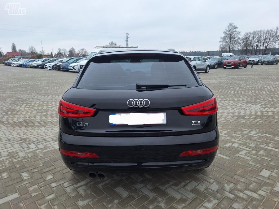 Black Audi Q3 2013 in Taurage, with an engine capacity of 2.00 L and mileage of 125 thousand km for 9799 €, photo 6 on AUTOMOTO.COM.LV