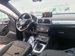 Black Audi Q3 2013 in Taurage, with an engine capacity of 2.00 L and mileage of 125 thousand km for 9799 €, photo 18 on AUTOMOTO.COM.LV