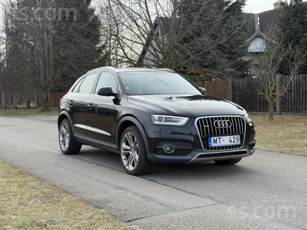 Black Audi Q3 2013 in Riga, with an engine capacity of 2.00 L and mileage of 137 thousand km for 12000 €, photo 1 on AUTOMOTO.COM.LV