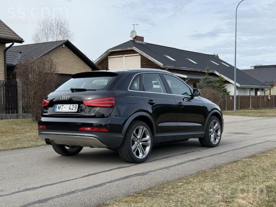 Black Audi Q3 2013 in Riga, with an engine capacity of 2.00 L and mileage of 137 thousand km for 12000 €, photo 5 on AUTOMOTO.COM.LV
