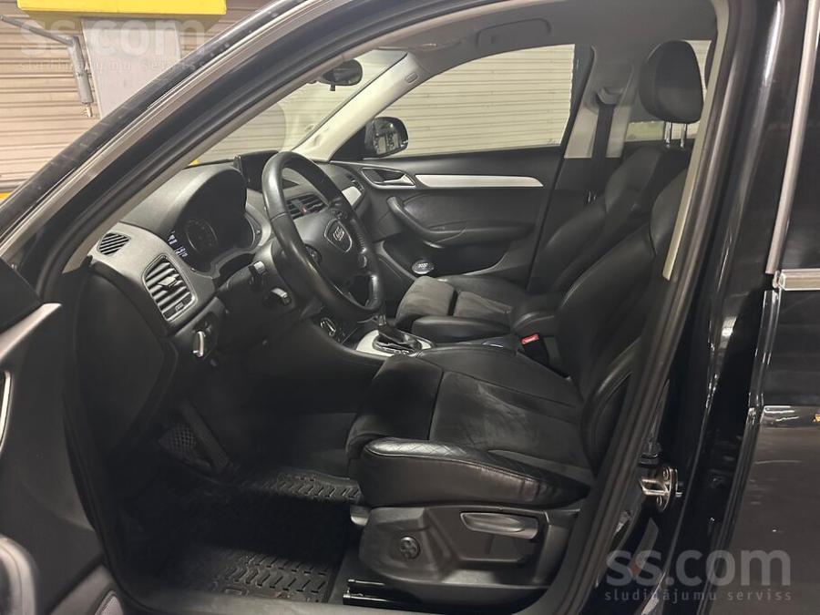 Black Audi Q3 2013 in Riga, with an engine capacity of 2.00 L and mileage of 137 thousand km for 12000 €, photo 7 on AUTOMOTO.COM.LV