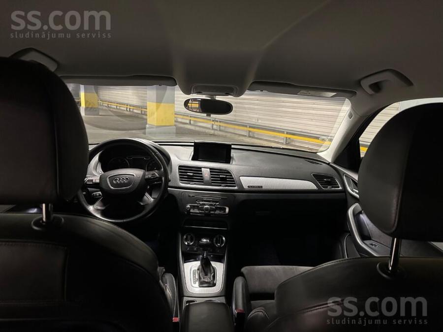 Black Audi Q3 2013 in Riga, with an engine capacity of 2.00 L and mileage of 137 thousand km for 12000 €, photo 8 on AUTOMOTO.COM.LV