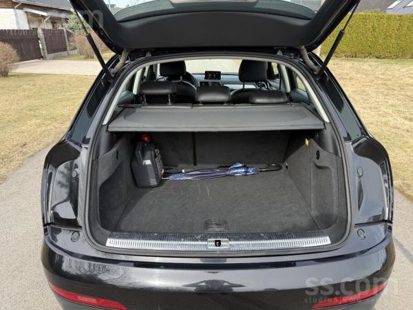 Black Audi Q3 2013 in Riga, with an engine capacity of 2.00 L and mileage of 137 thousand km for 12000 €, photo 10 on AUTOMOTO.COM.LV