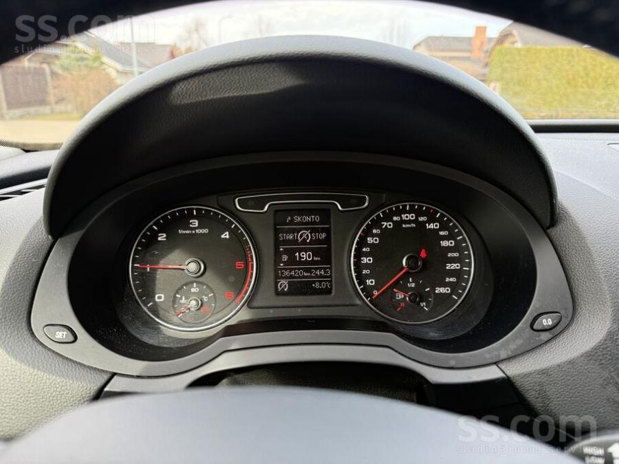 Black Audi Q3 2013 in Riga, with an engine capacity of 2.00 L and mileage of 137 thousand km for 12000 €, photo 14 on AUTOMOTO.COM.LV