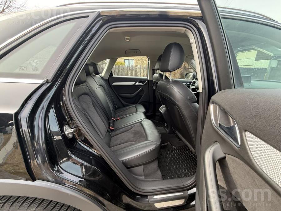 Black Audi Q3 2013 in Riga, with an engine capacity of 2.00 L and mileage of 137 thousand km for 12000 €, photo 18 on AUTOMOTO.COM.LV