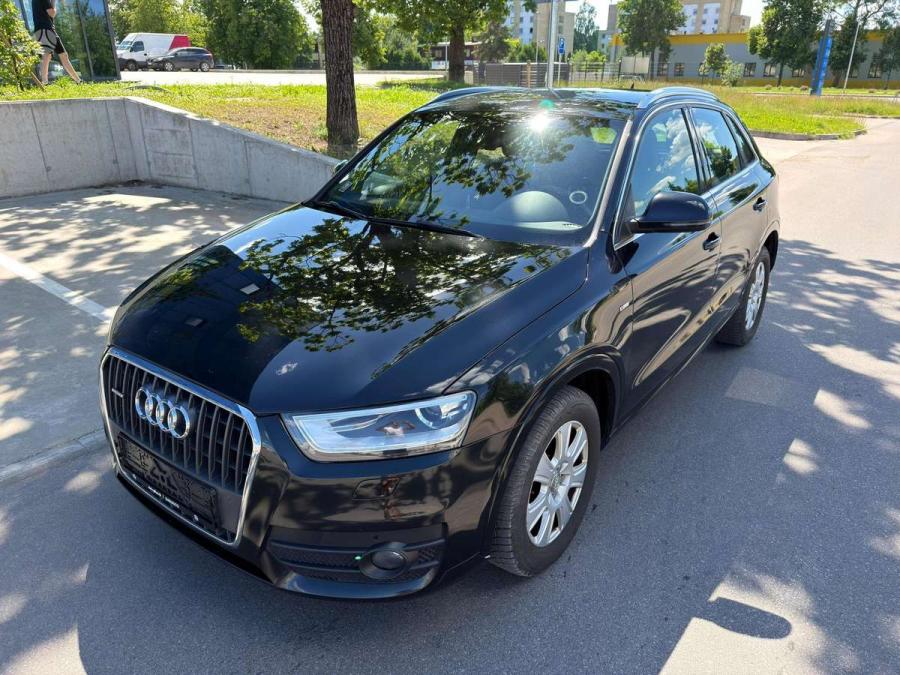 Melns Audi Q3 2013 Panevēža, ar dzinēja tilpumu 1.98 L un nobraukumu 266 tūkst. km par 8999 €, foto 4 vietnē AUTOMOTO.COM.LV