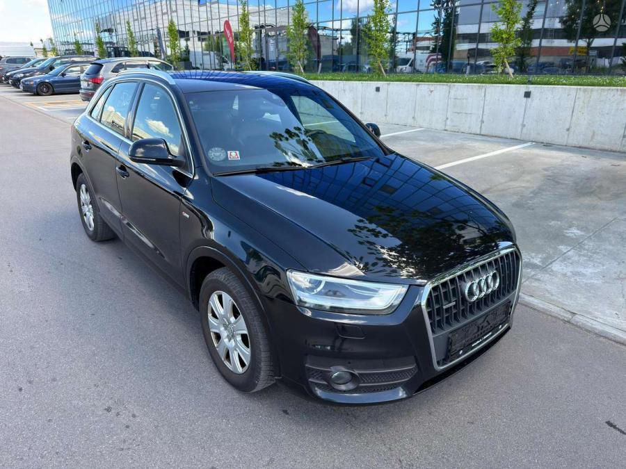Melns Audi Q3 2013 Panevēža, ar dzinēja tilpumu 1.98 L un nobraukumu 266 tūkst. km par 8999 €, foto 5 vietnē AUTOMOTO.COM.LV
