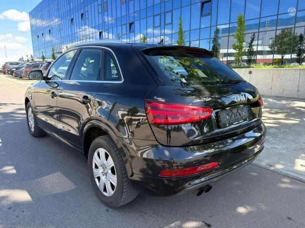 Black Audi Q3 2013 in Panevezys, with an engine capacity of 1.98 L and mileage of 266 thousand km for 8999 €, photo 8 on AUTOMOTO.COM.LV