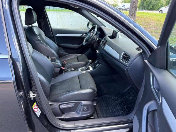 Black Audi Q3 2013 in Panevezys, with an engine capacity of 1.98 L and mileage of 266 thousand km for 8999 €, photo 10 on AUTOMOTO.COM.LV