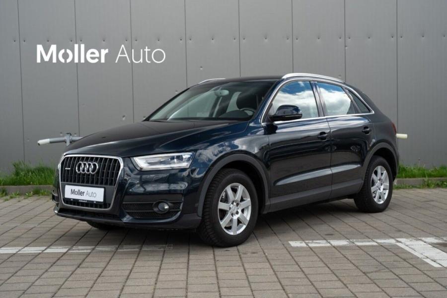 Black Audi Q3 2013 in Vilnius, with an engine capacity of 2.00 L and mileage of 62 thousand km for 12550 €, photo 4 on AUTOMOTO.COM.LV