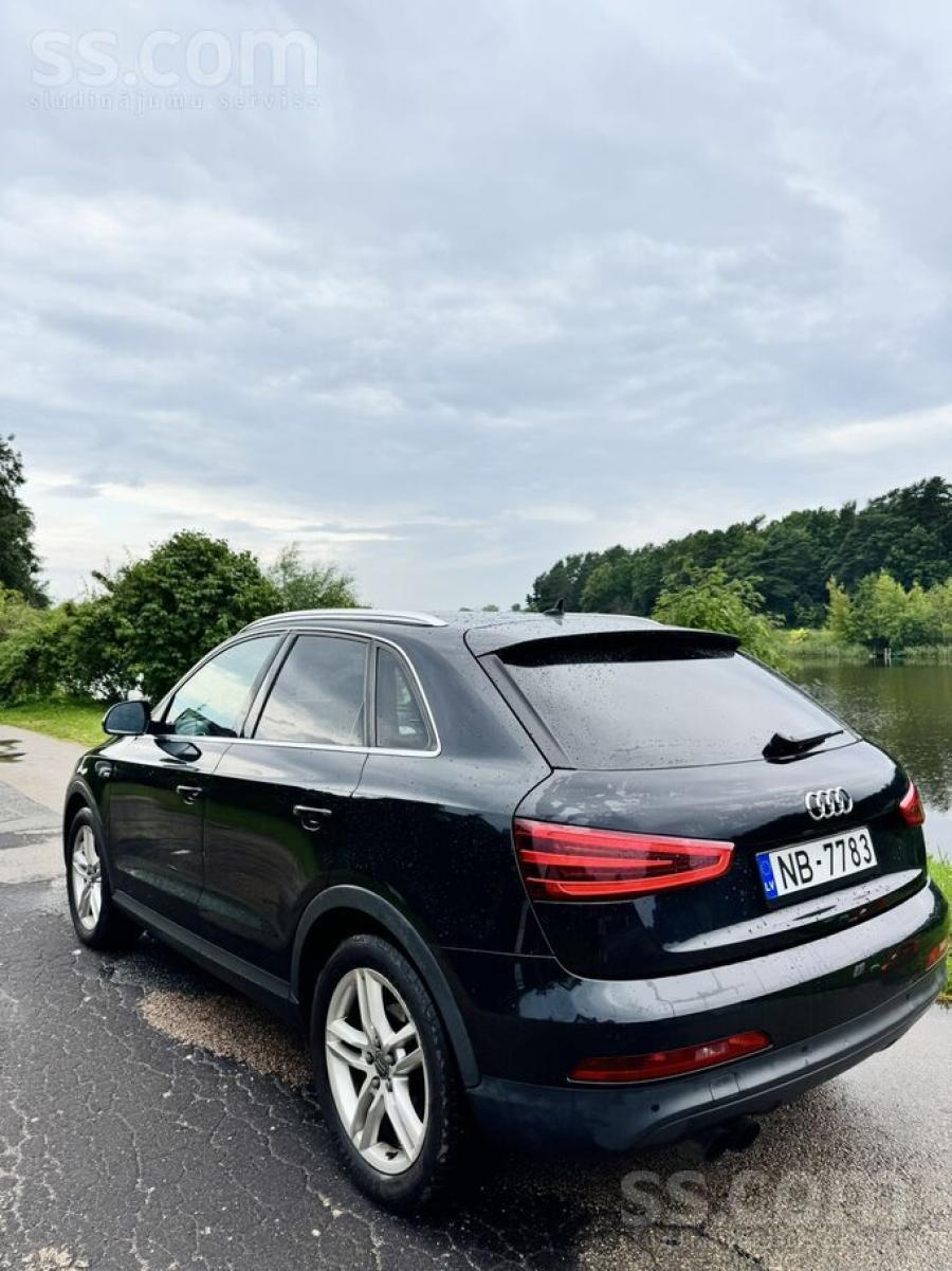 Melns Audi Q3 2013 Rīga, ar dzinēja tilpumu 2.00 L un nobraukumu 267 tūkst. km par 11000 €, foto 3 vietnē AUTOMOTO.COM.LV