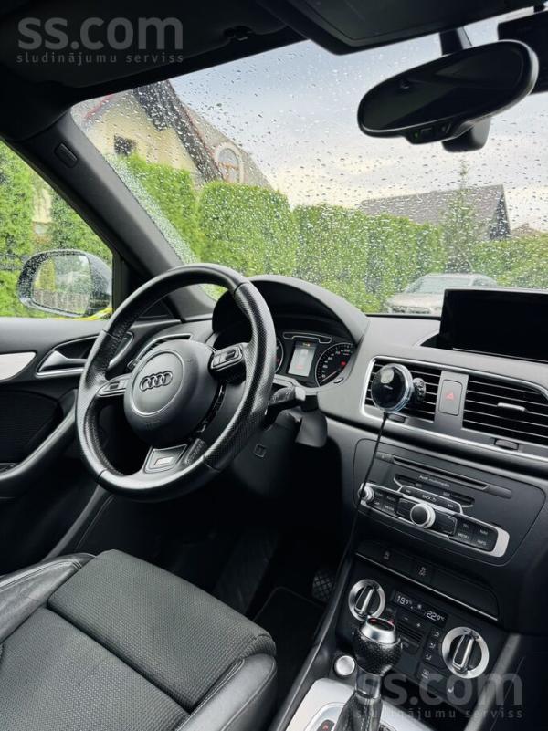 Black Audi Q3 2013 in Riga, with an engine capacity of 2.00 L and mileage of 267 thousand km for 11000 €, photo 7 on AUTOMOTO.COM.LV