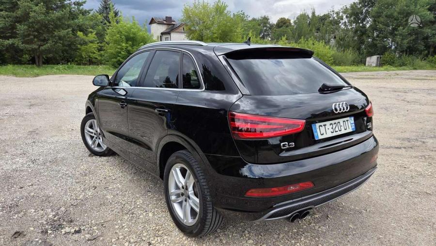 Black Audi Q3 2013 in Kaunas, with an engine capacity of 1.97 L and mileage of 228 thousand km for 11100 €, photo 8 on AUTOMOTO.COM.LV