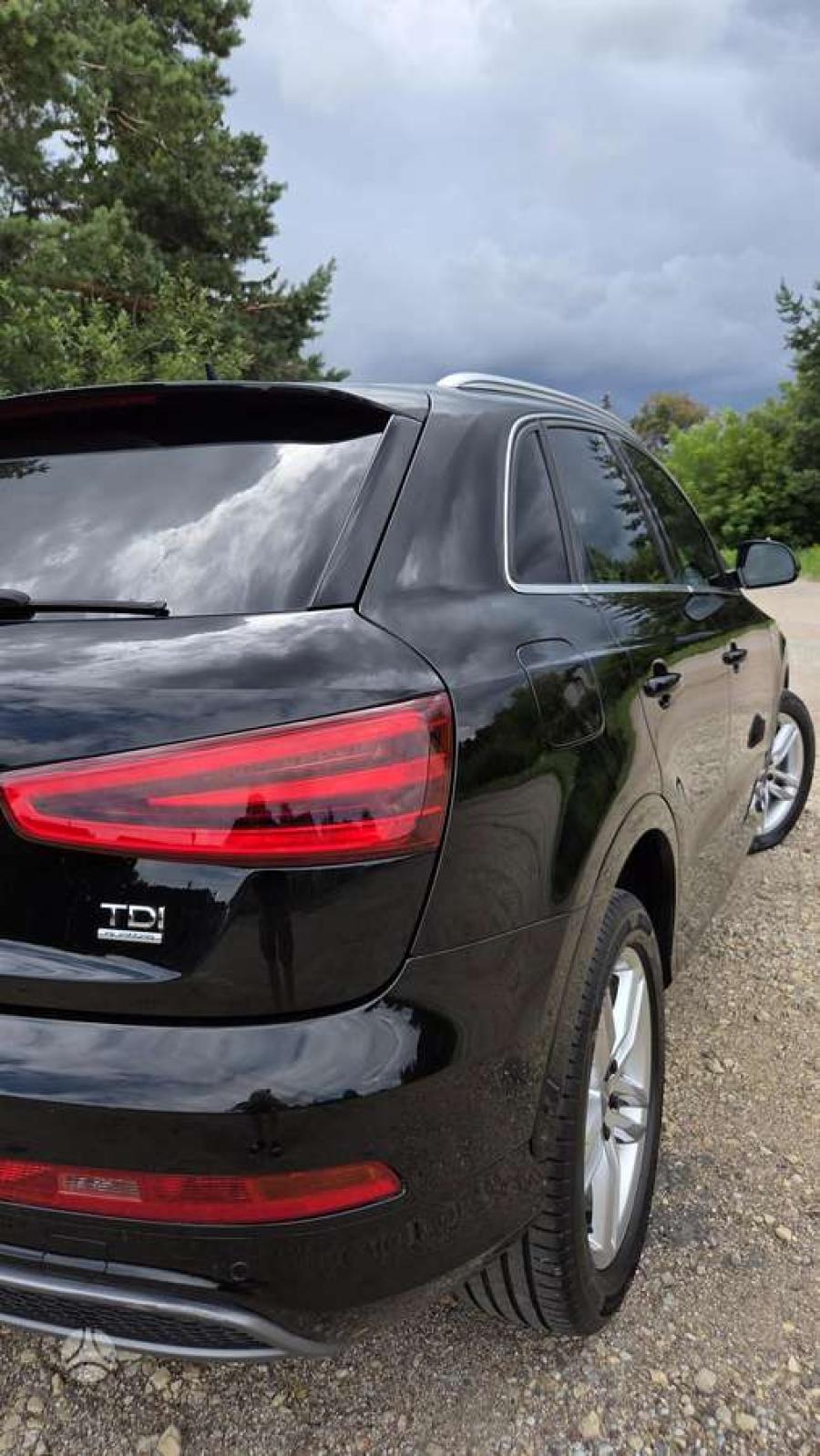 Black Audi Q3 2013 in Kaunas, with an engine capacity of 1.97 L and mileage of 228 thousand km for 11100 €, photo 11 on AUTOMOTO.COM.LV