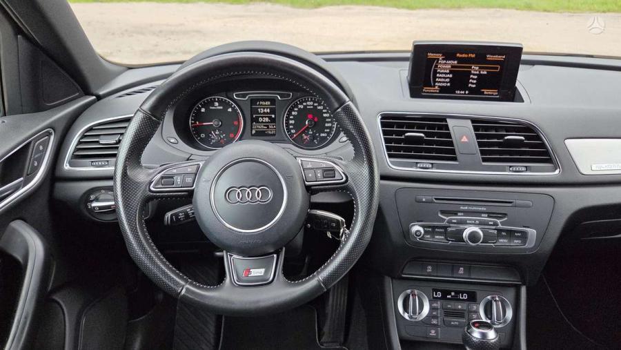 Black Audi Q3 2013 in Kaunas, with an engine capacity of 1.97 L and mileage of 228 thousand km for 11100 €, photo 14 on AUTOMOTO.COM.LV
