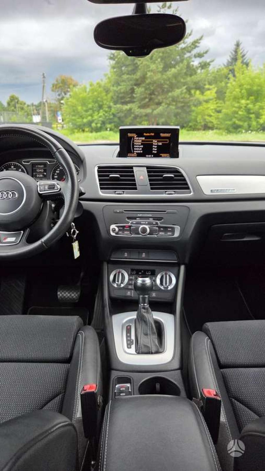Black Audi Q3 2013 in Kaunas, with an engine capacity of 1.97 L and mileage of 228 thousand km for 11100 €, photo 15 on AUTOMOTO.COM.LV