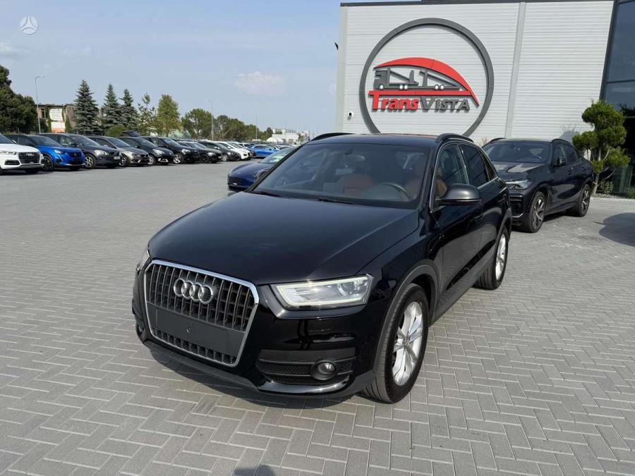 Melns Audi Q3 2013 Telšiai, ar dzinēja tilpumu 1.97 L un nobraukumu 230 tūkst. km par 9200 €, foto 1 vietnē AUTOMOTO.COM.LV