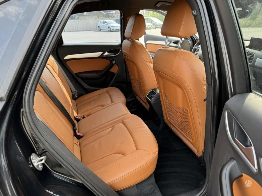 Melns Audi Q3 2013 Telšiai, ar dzinēja tilpumu 1.97 L un nobraukumu 230 tūkst. km par 9200 €, foto 23 vietnē AUTOMOTO.COM.LV