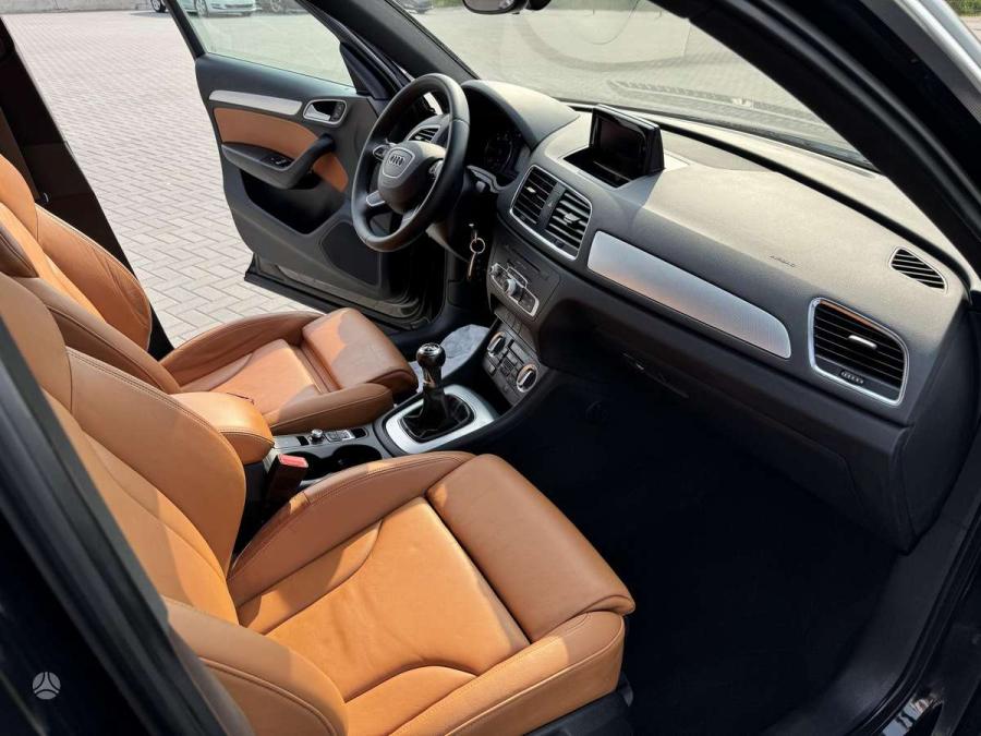 Melns Audi Q3 2013 Telšiai, ar dzinēja tilpumu 1.97 L un nobraukumu 230 tūkst. km par 9200 €, foto 25 vietnē AUTOMOTO.COM.LV