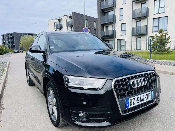 Black Audi Q3 2013 in Kaunas, with an engine capacity of 1.98 L and mileage of 228 thousand km for 9650 €, photo 10 on AUTOMOTO.COM.LV
