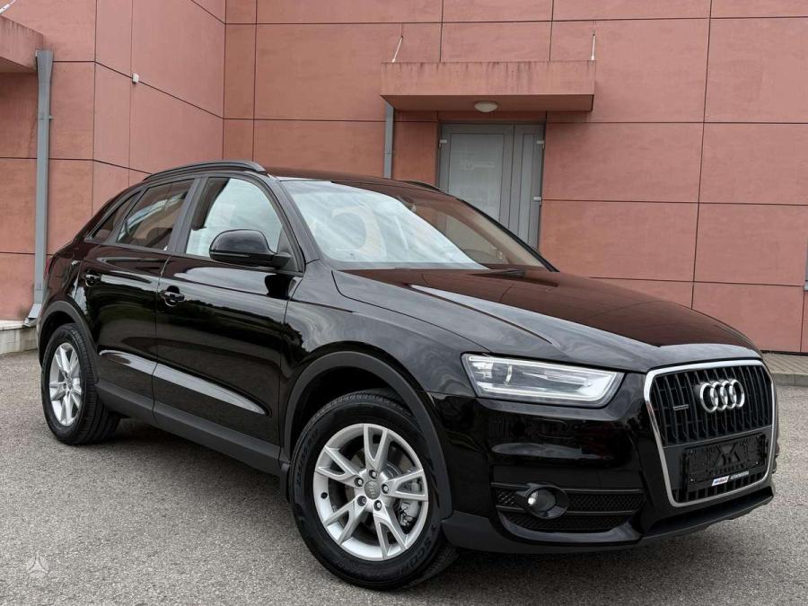 Melns Audi Q3 2013 Utena, ar dzinēja tilpumu 1.97 L un nobraukumu 254 tūkst. km par 8990 €, foto 1 vietnē AUTOMOTO.COM.LV