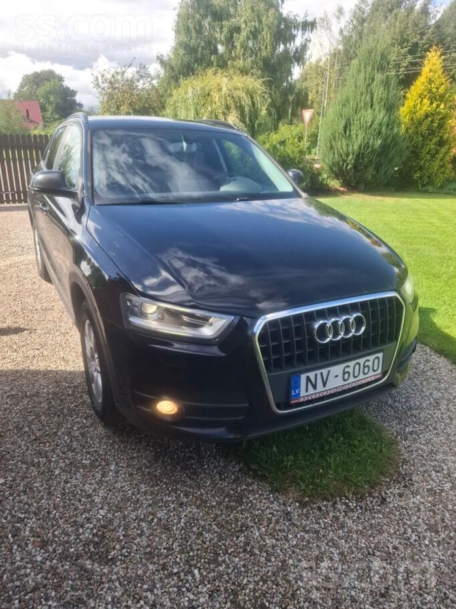Melns Audi Q3 2013 Jelgava, ar dzinēja tilpumu 2.00 L un nobraukumu 303 tūkst. km par 10150 €, foto 1 vietnē AUTOMOTO.COM.LV