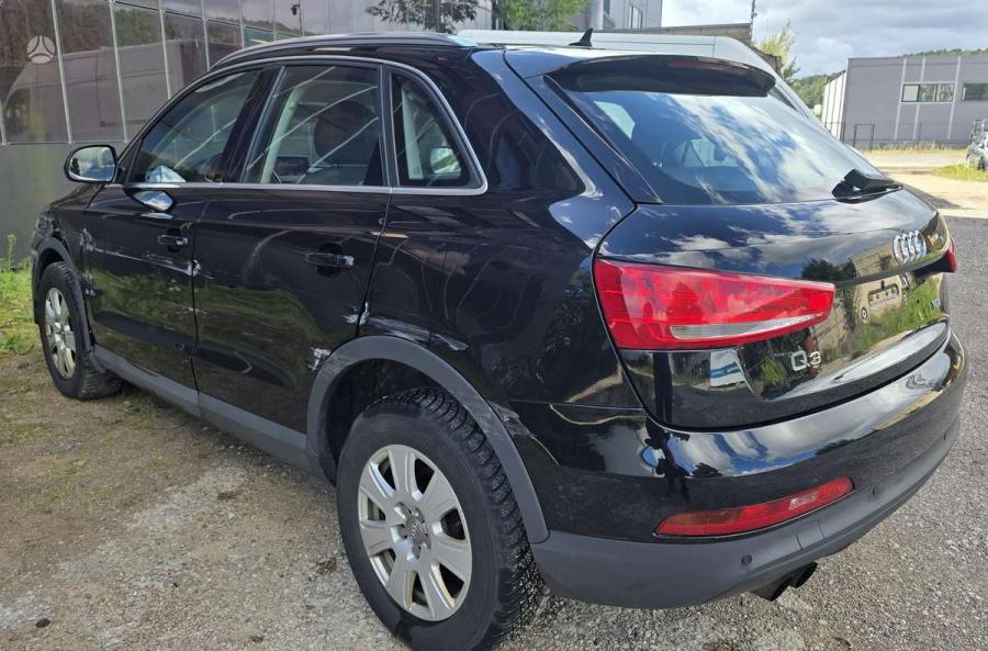 Black Audi Q3 2013 in Kaunas, with an engine capacity of 1.97 L and mileage of 275 thousand km for 5650 €, photo 6 on AUTOMOTO.COM.LV