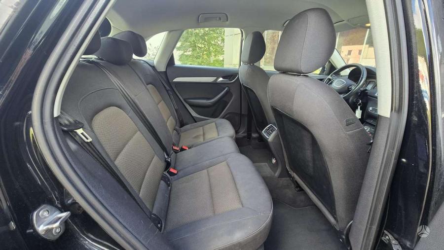 Black Audi Q3 2013 in Kaunas, with an engine capacity of 1.97 L and mileage of 275 thousand km for 5650 €, photo 15 on AUTOMOTO.COM.LV