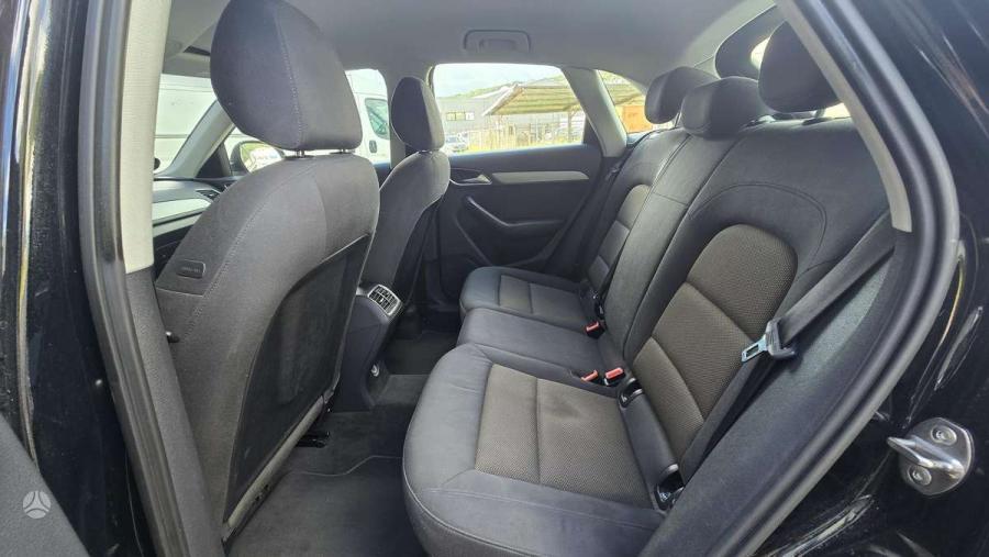 Black Audi Q3 2013 in Kaunas, with an engine capacity of 1.97 L and mileage of 275 thousand km for 5650 €, photo 16 on AUTOMOTO.COM.LV