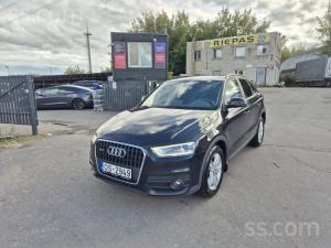 Black Audi Q3 2013 in Riga, with an engine capacity of 2.00 L and mileage of 313 thousand km for 8990 €, photo  on AUTOMOTO.COM.LV