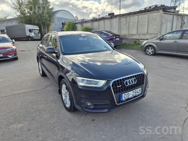 Black Audi Q3 2013 in Riga, with an engine capacity of 2.00 L and mileage of 313 thousand km for 8990 €, photo 3 on AUTOMOTO.COM.LV